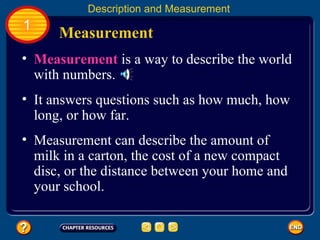 Description and Measurement | PPT