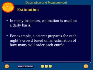 Description and Measurement | PPT