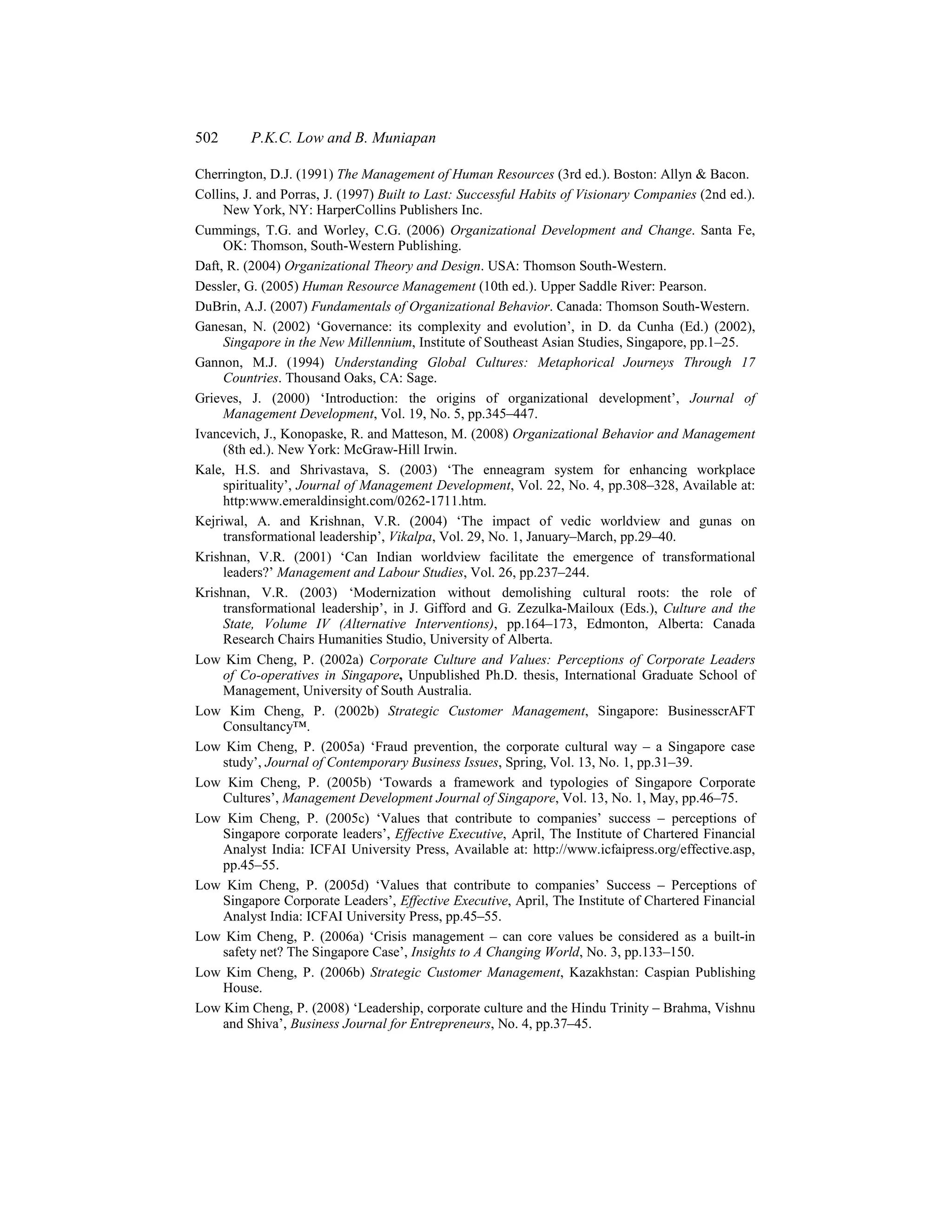 Organisational development and the Hindu trinity - – Brahma, Vishnu and ...