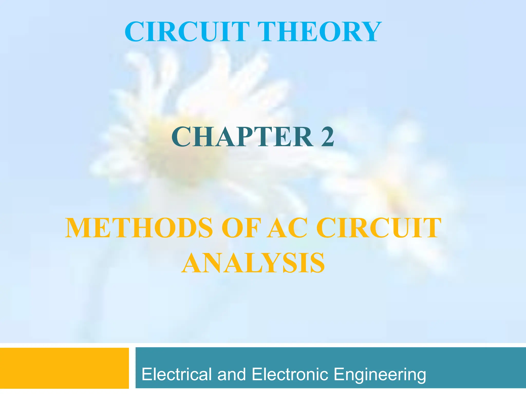 A very comprehensive introduction to circuit analysis which is very ...
