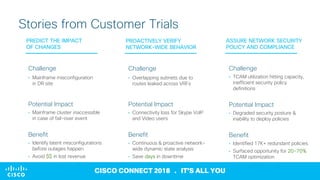 Cisco Connect 2018 Thailand - Cisco aci delivering intent for data ...