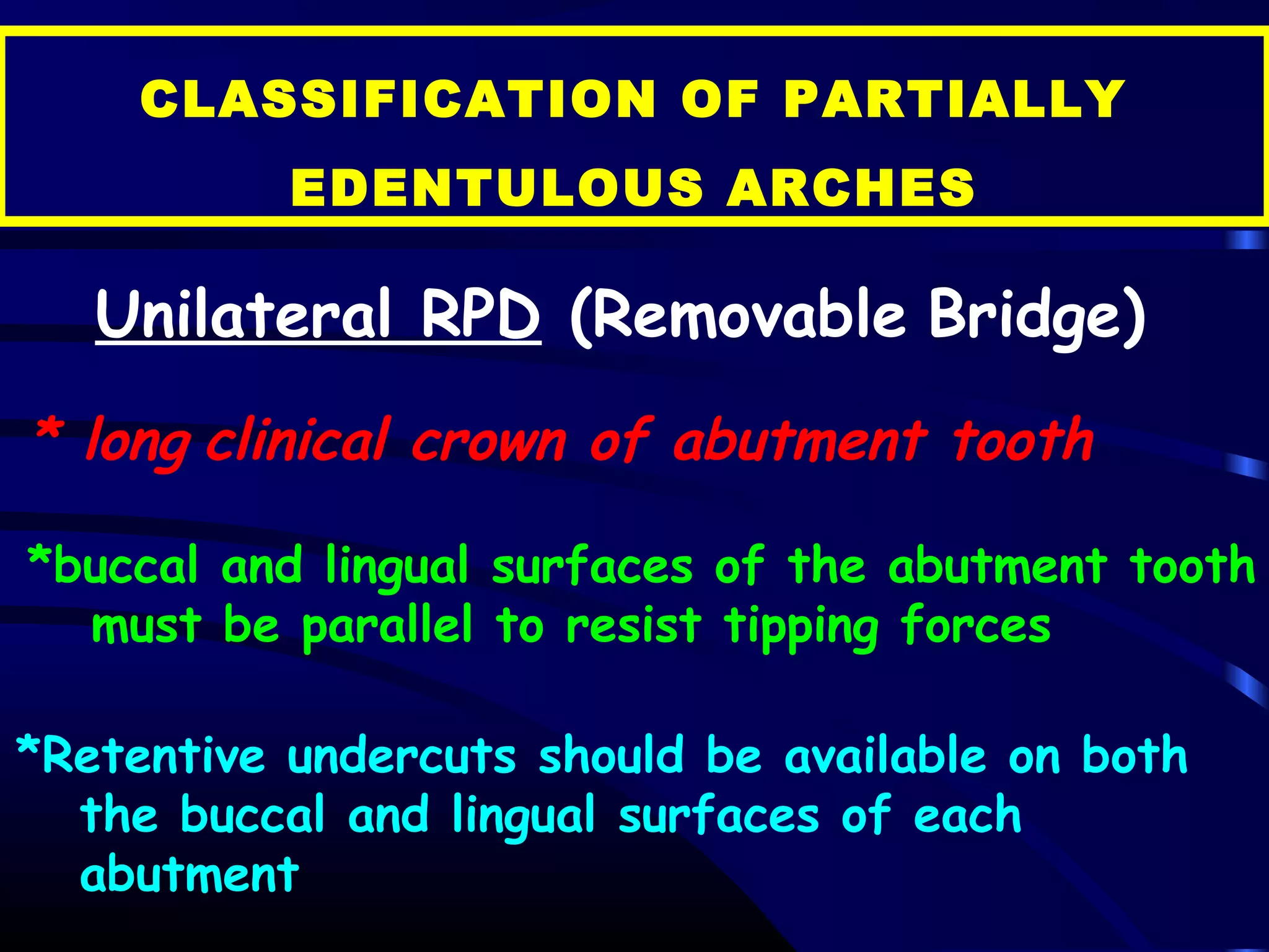 02 classification and indications of rpd | PPT
