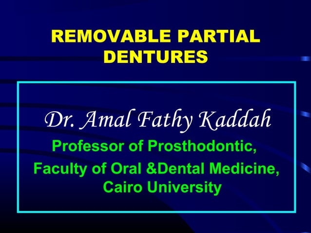 02 classification and indications of rpd | PPT