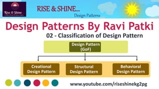 Classification of Design Pattern by Ravi Patki | PPT