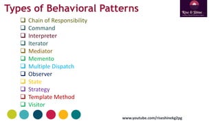 Classification of Design Pattern by Ravi Patki | PPT