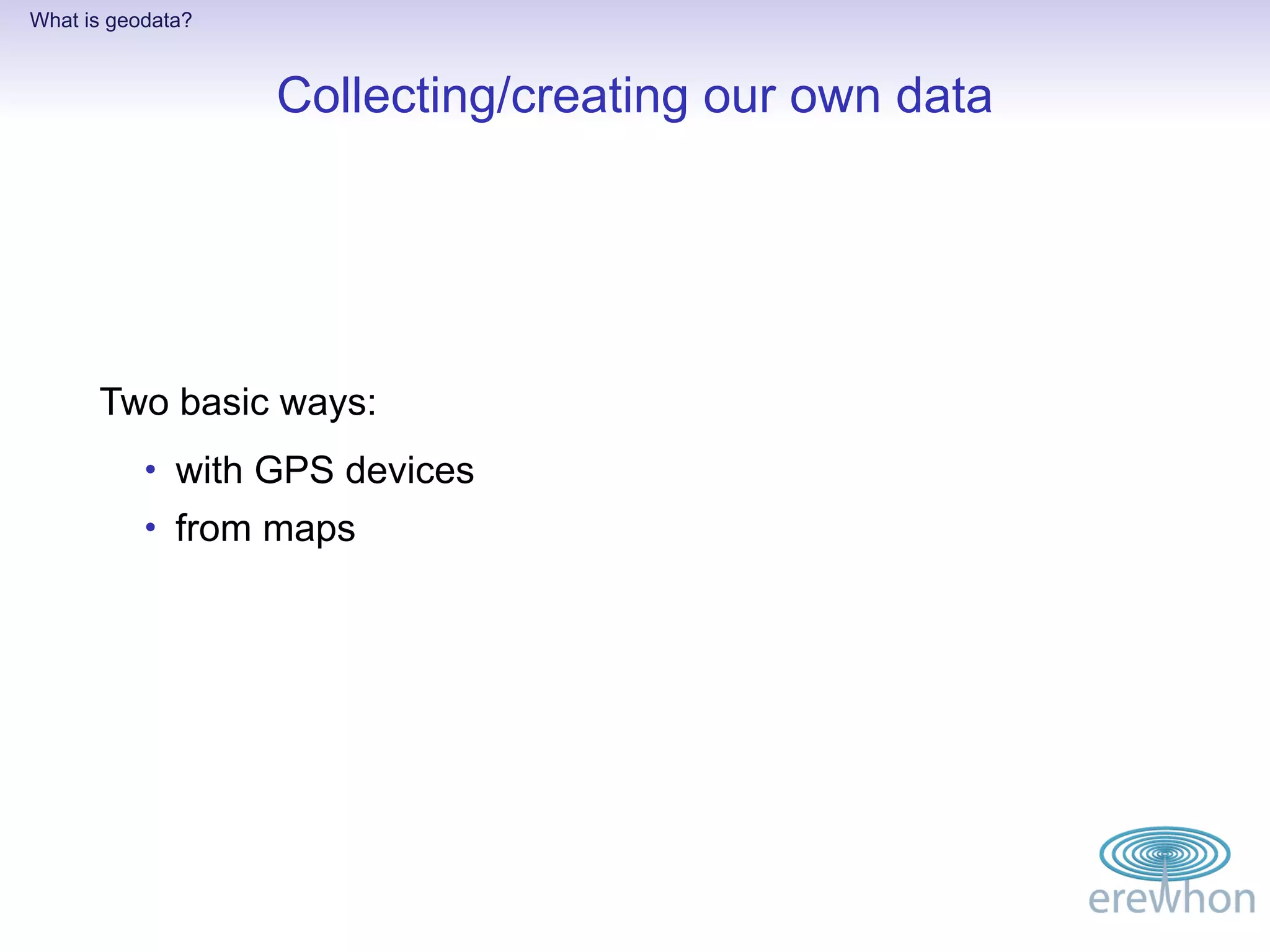 Collecting Geographical Metadata | PDF
