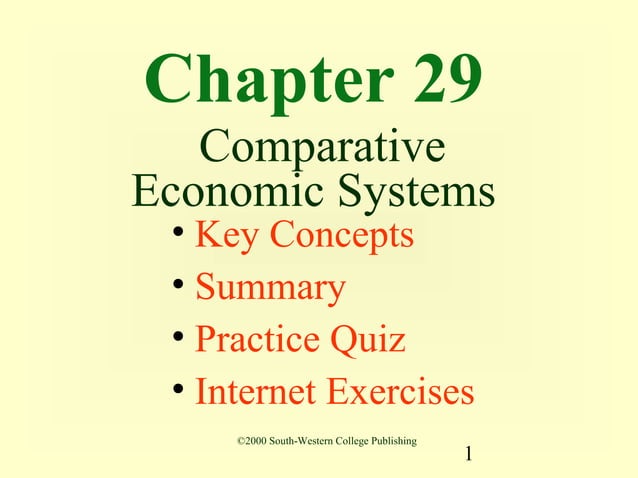 02 comparative economic systems | PPT | Business | Business and Finance