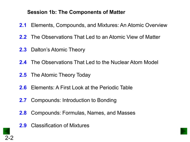 Components of Matter | PDF | Chemistry | Science