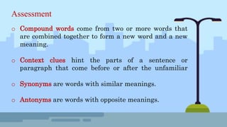 Riding a Bus (Compound Words) | PPTX