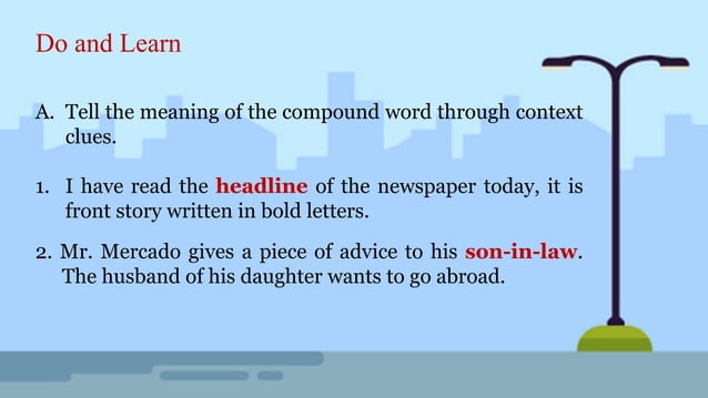 Riding a Bus (Compound Words) | PPTX