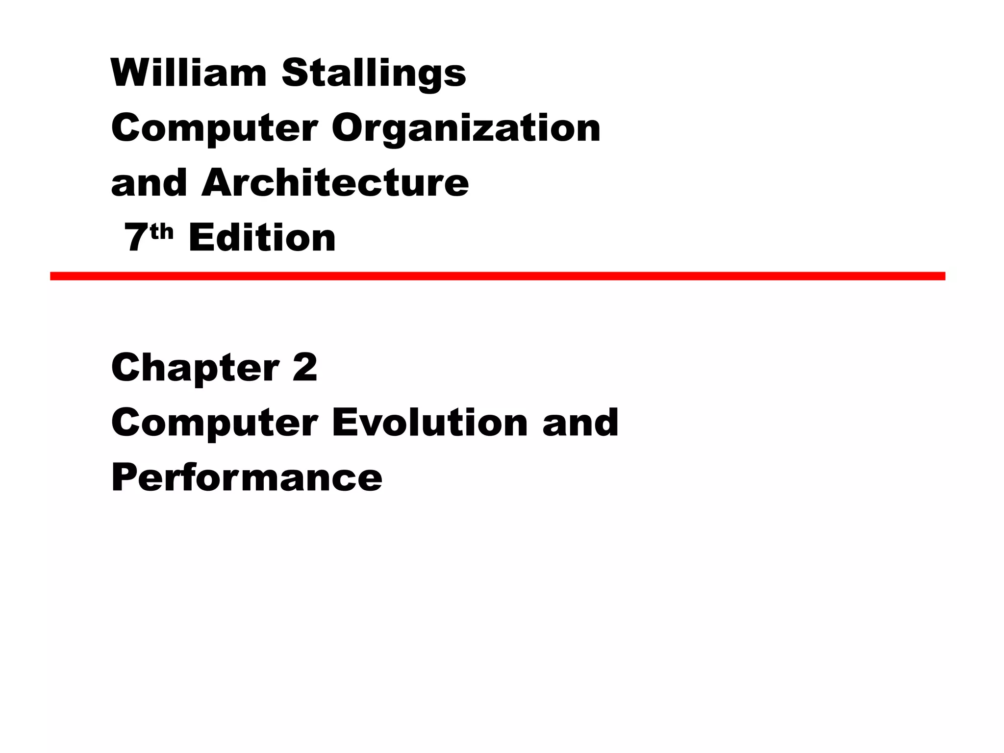 02 Computer Evolution And Performance | PPT