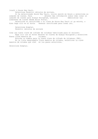 Script de paso a paso de configuración de Secure Enclaves | TXT
