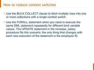 Oracle - SQL-PL/SQL context switching | PPT