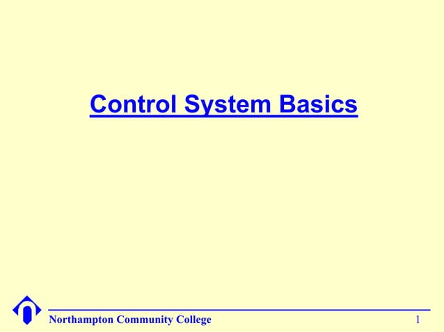 Control Systems Basics | PPT