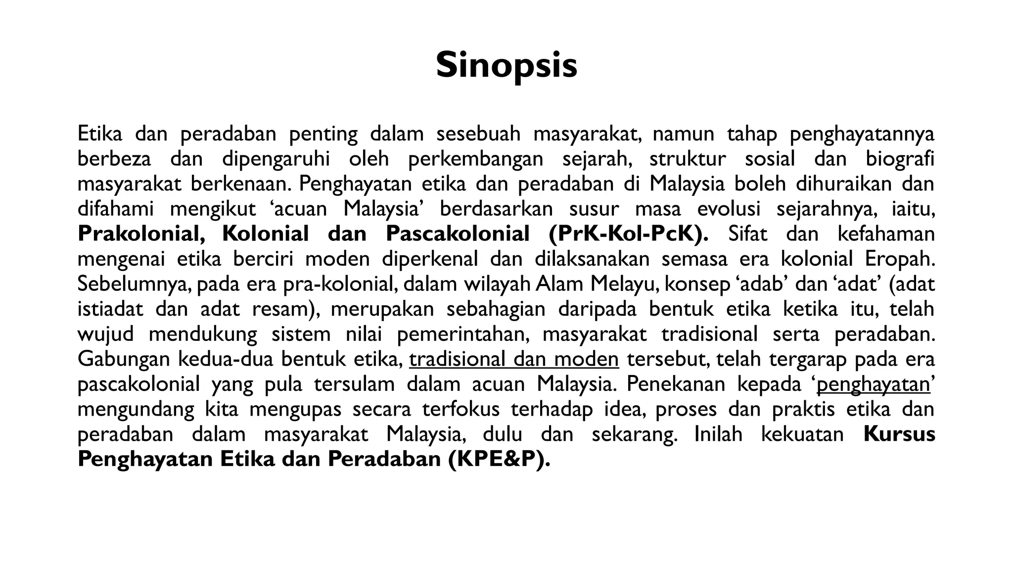 02 CTU554 TOPIK 1 - Pengenalan Penghayatan Etika dan Peradaban Acuan ...