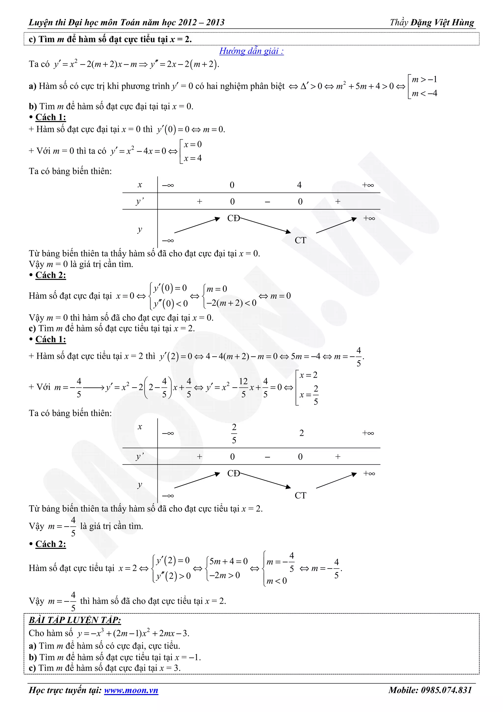 02 cuc tri ham bac ba tl tham khao | PDF
