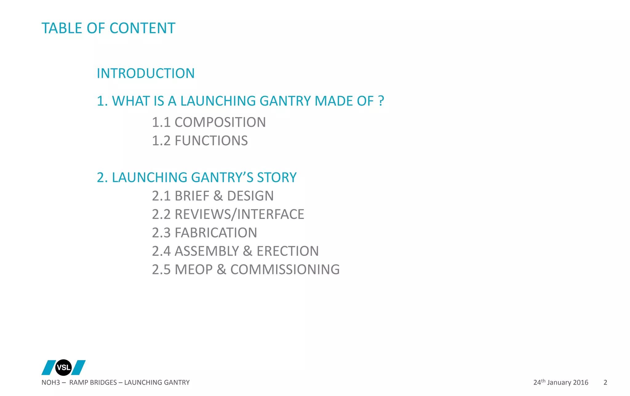 NOH3 Launching Girder Assembly and Erection VSL | PDF