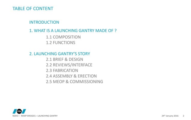 NOH3 Launching Girder Assembly and Erection VSL | PDF