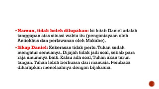 Daniel di Gua Singa _Pengajaran tentang kitab Daniel - Katolik | PDF