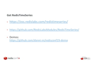 Redis TimeSeries: Danni Moiseyev, Pieter Cailliau | PPT