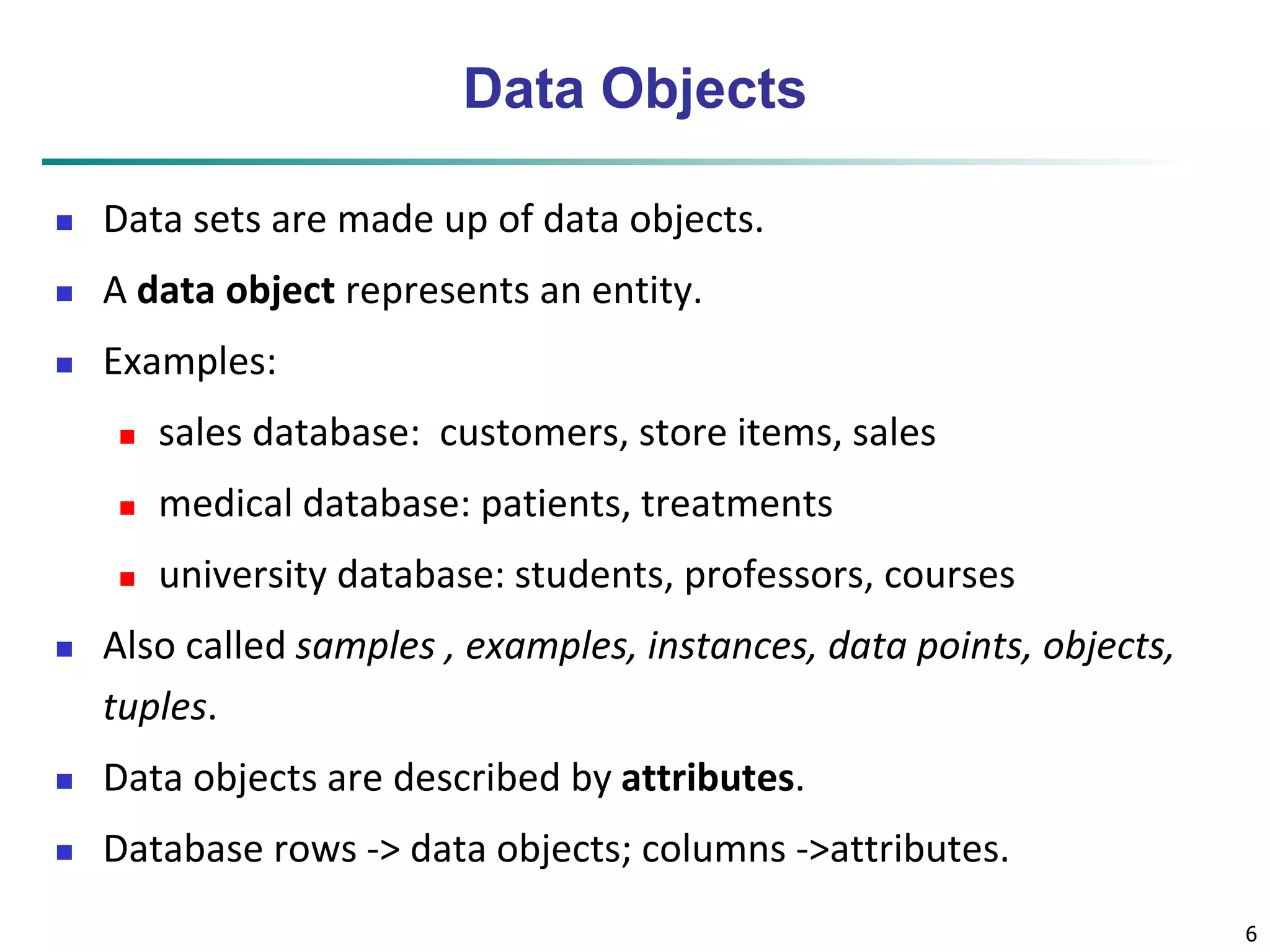 Data mining :Concepts and Techniques Chapter 2, data | PPT