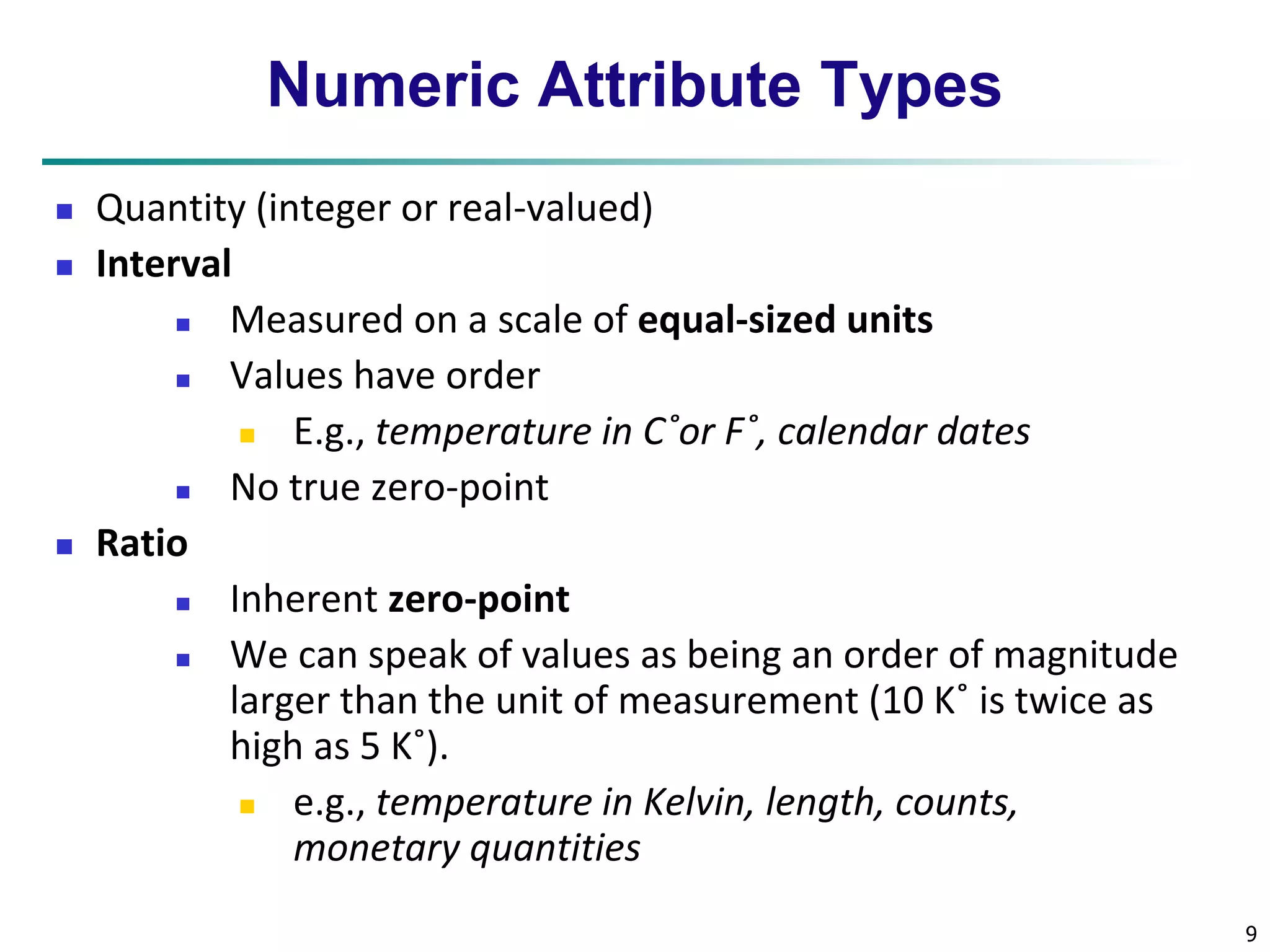 Data mining :Concepts and Techniques Chapter 2, data | PPT