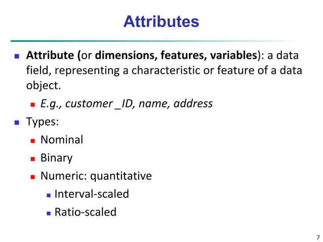 Data mining :Concepts and Techniques Chapter 2, data | PPT