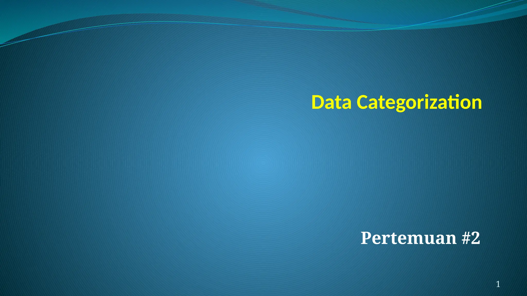 Jenis, Kategori dan Tipe Data Categorization | PPTX
