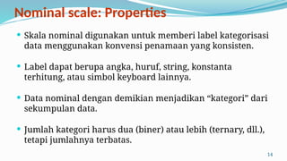Jenis, Tipe dan Kategori Data dalam Analisis Data | PPTX