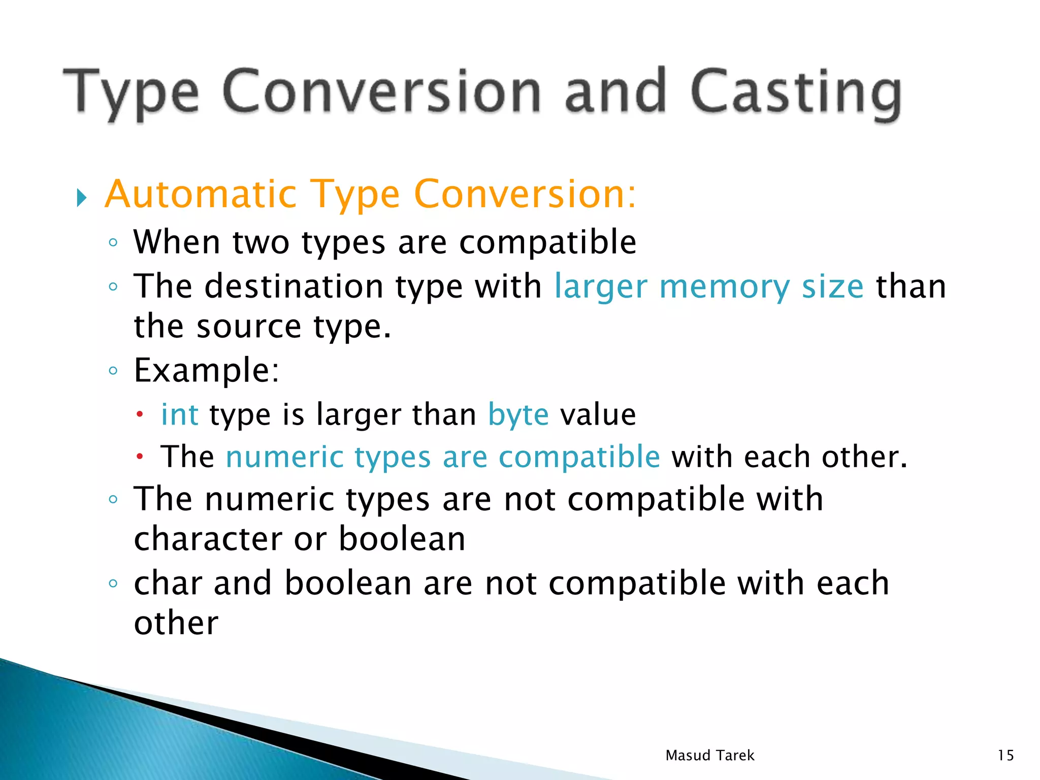02 data types in java | PPT
