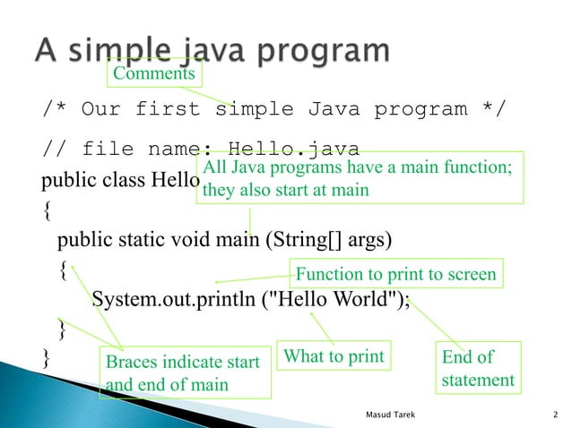02 data types in java | PPT