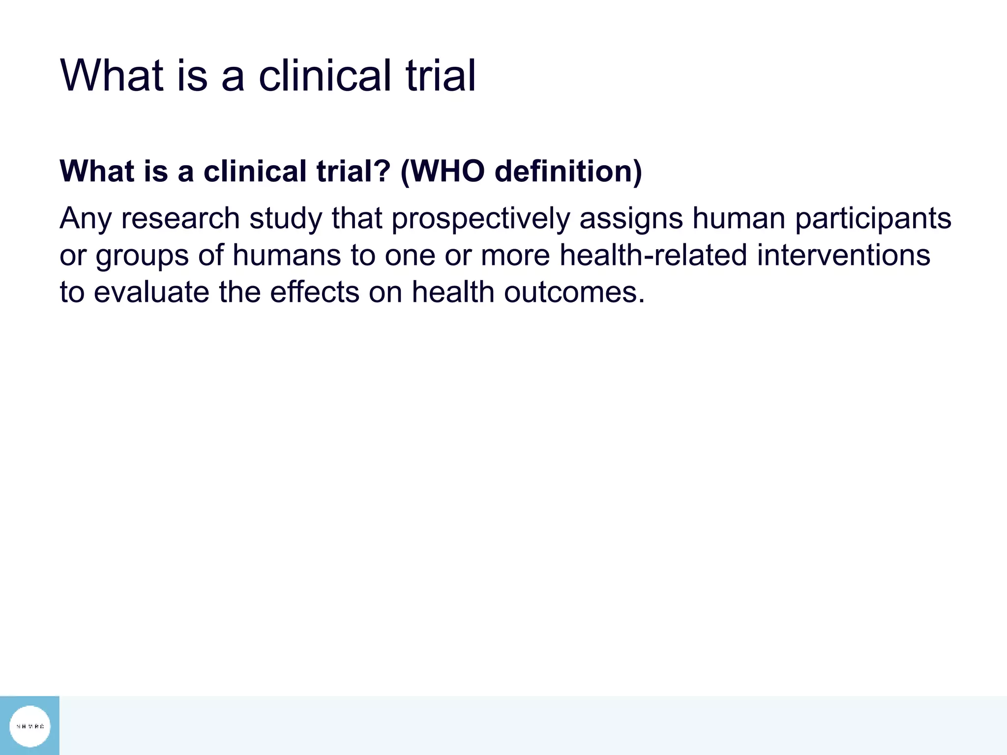 Clinical trials and cohort studies | PPT
