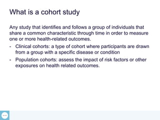 Clinical trials and cohort studies | PPT