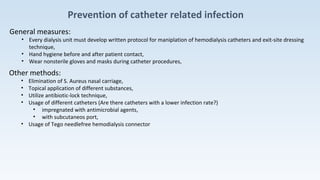 hemodialysis catheter infection | PPT