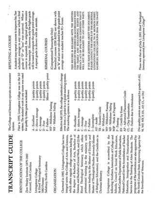LC Unofficial Transcript | PDF