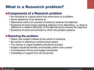 02 defining research problem | PPT