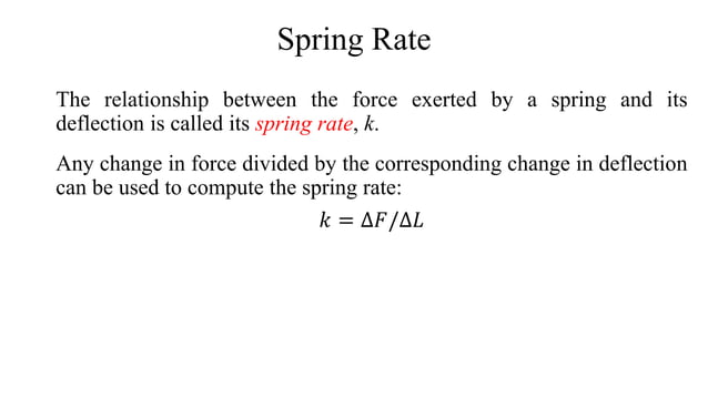 02 Design of Springs.pptx | Physics | Science