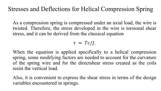 02 Design of Springs.pptx | Physics | Science