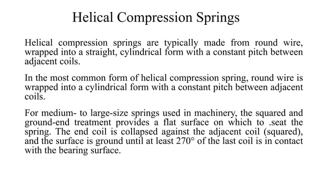 02 Design of Springs.pptx | Physics | Science