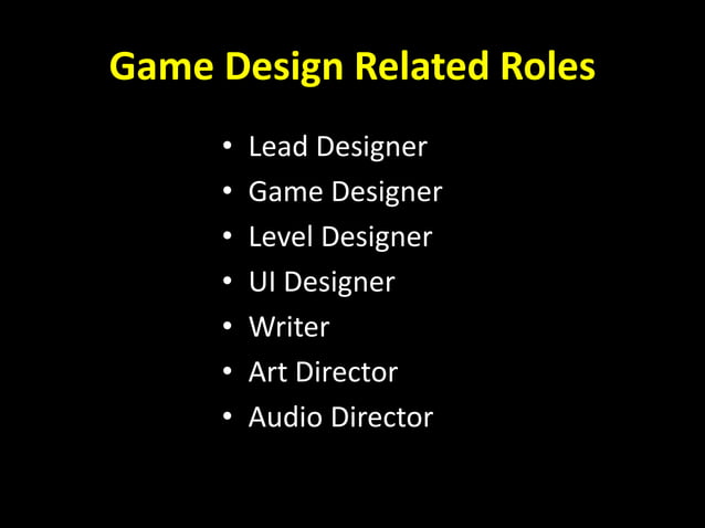 Game Design Process | PPTX | Roleplaying Games | Games and Puzzles