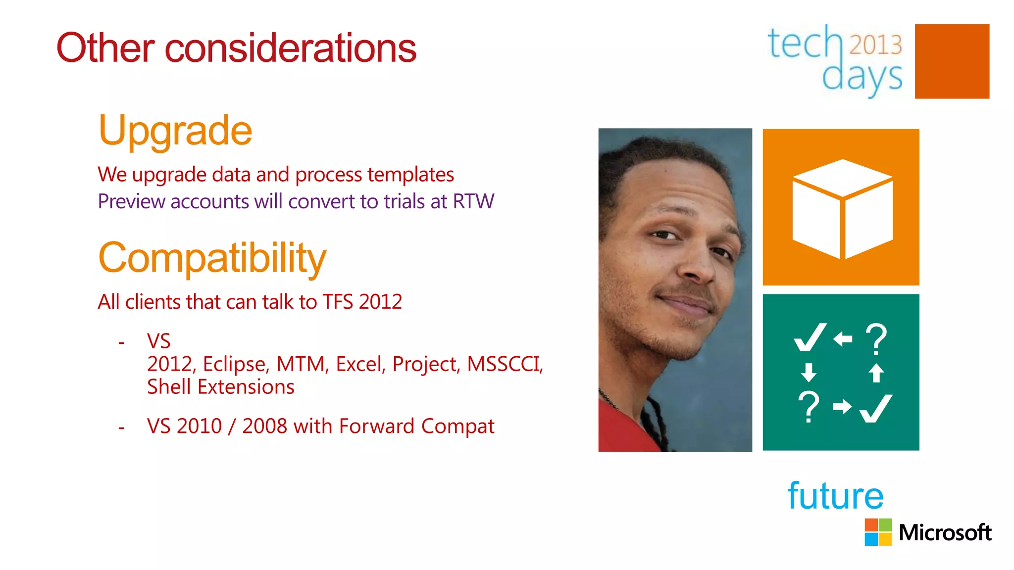 Deep Dive Modern Apps Lifecycle with Visual Studio 2012: TFS in the cloud or TFS on premise, how ...