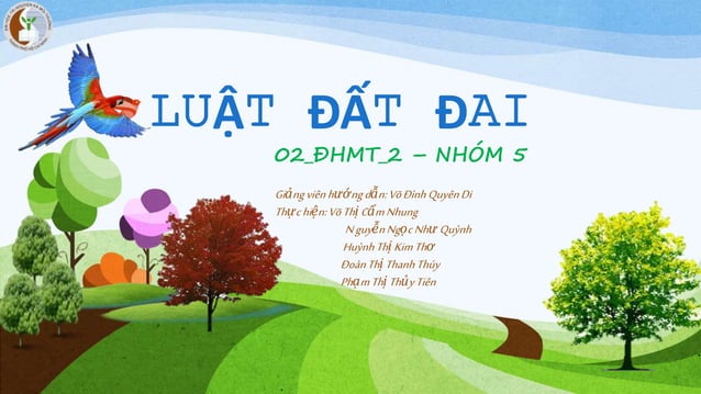 Luat dat dai | PPTX