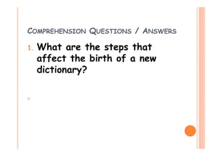 dictionary types and dictionary users | PDF