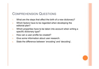 dictionary types and dictionary users | PDF