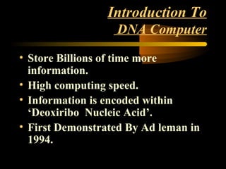 02 dna computers | PPT