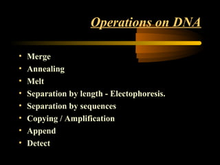 02 dna computers | PPT