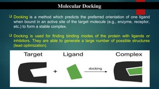 Molecular Docking: AN Approach for Computer Aided drug Design | PPT