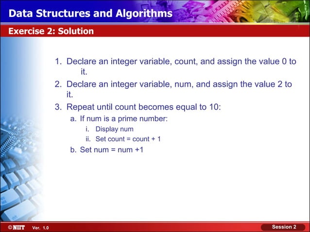 02 ds and algorithm session_02 | PPT