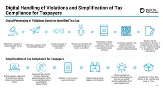 Tax Gap Analysis and Digital Transformation Advisory for Tax ...