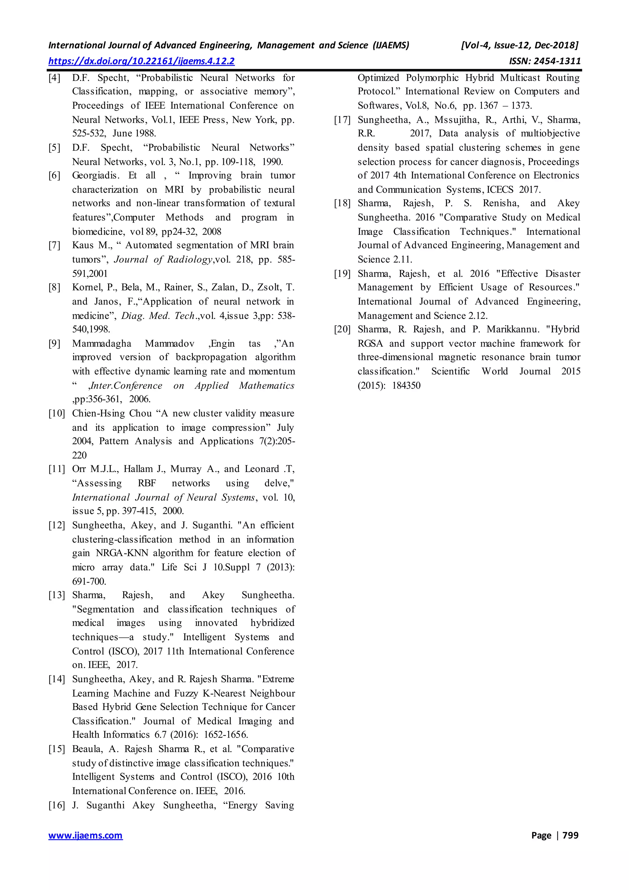 Dual Tree Complex Wavelet Transform, Probabilistic Neural Network and Fuzzy Clustering based on ...